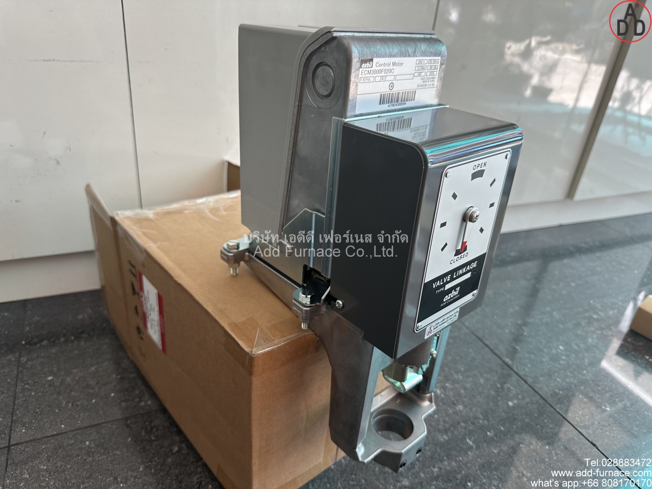 ECM3000F020C with Valve Link Type Q455C1052 - บริษัท เอดีดี เฟอร์เนส จำกัด