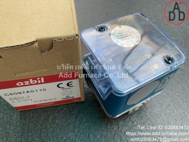 Pressure Switch C6097A 0110 - บริษัท เอดีดี เฟอร์เนส จำกัด