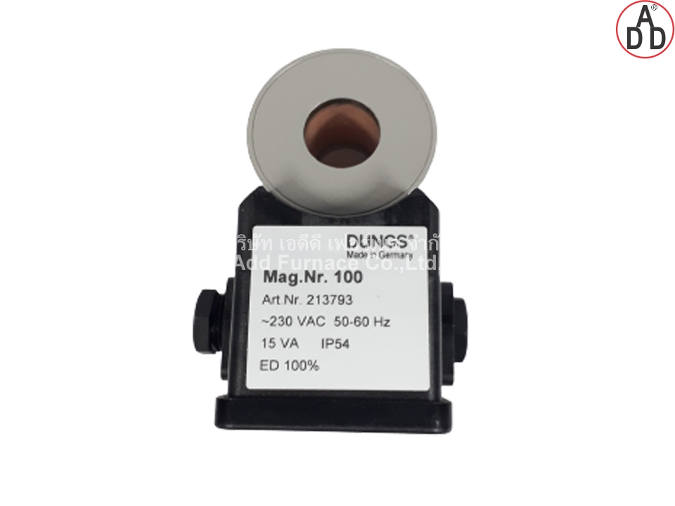 Dungs Solenoid Coil Mag.Nr.100 - บริษัท เอดีดี เฟอร์เนส จำกัด