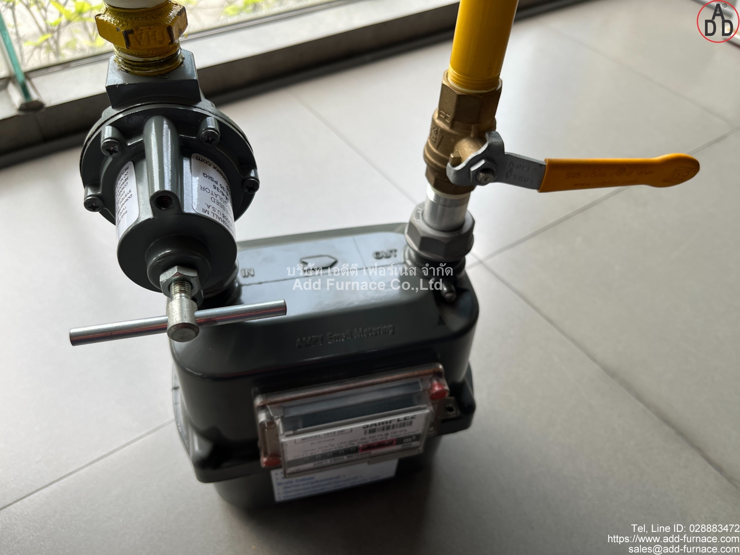 Gas Meter 750HP , 1010HP Standard Station Install - บริษัท เอดีดี เฟอร์ ...