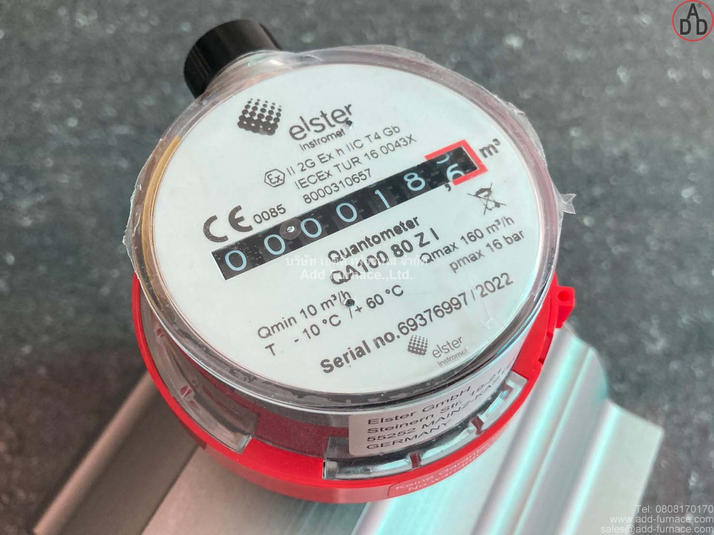 Gas Meter Elster QA100 80 Z I - บริษัท เอดีดี เฟอร์เนส จำกัด