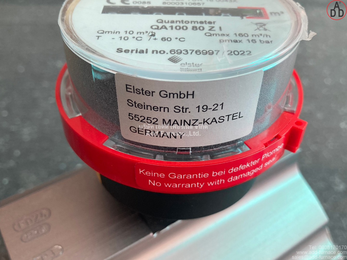 Gas Meter Elster QA100 80 Z I - บริษัท เอดีดี เฟอร์เนส จำกัด