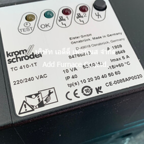 TC 410-1T | Kromschroder Tightness Control - บริษัท เอดีดี เฟอร์เนส จำกัด