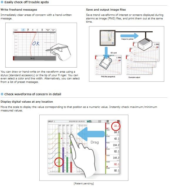 Yokogawa GX10 Touch Screen Recorder - บริษัท เอดีดี เฟอร์เนส จำกัด